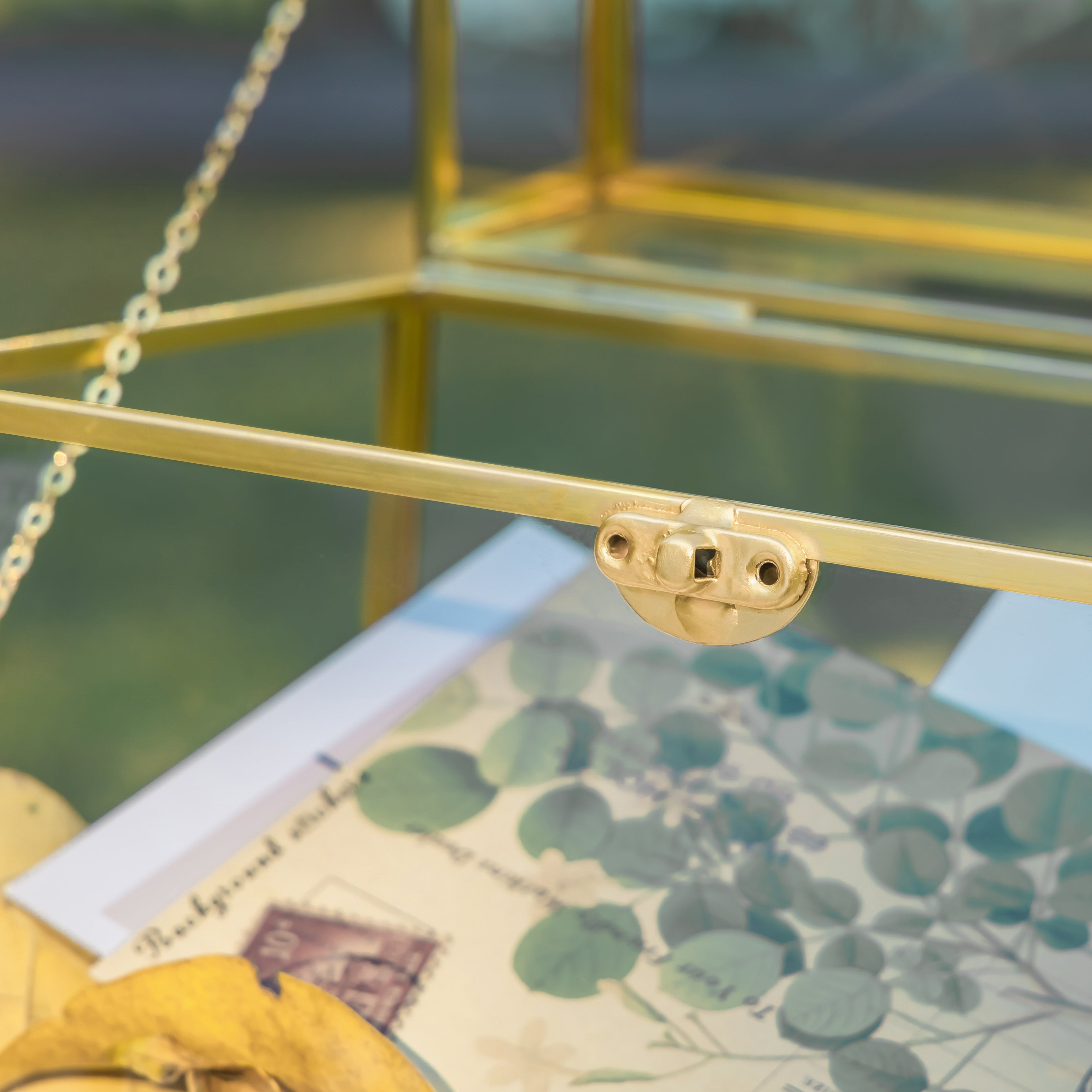 Buy Handmae Vintage Geometric Glass Card Box – NCYPgarden