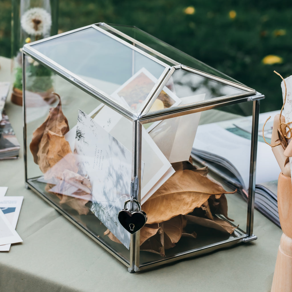 Wedding Glass Card Box | NCYPgarden