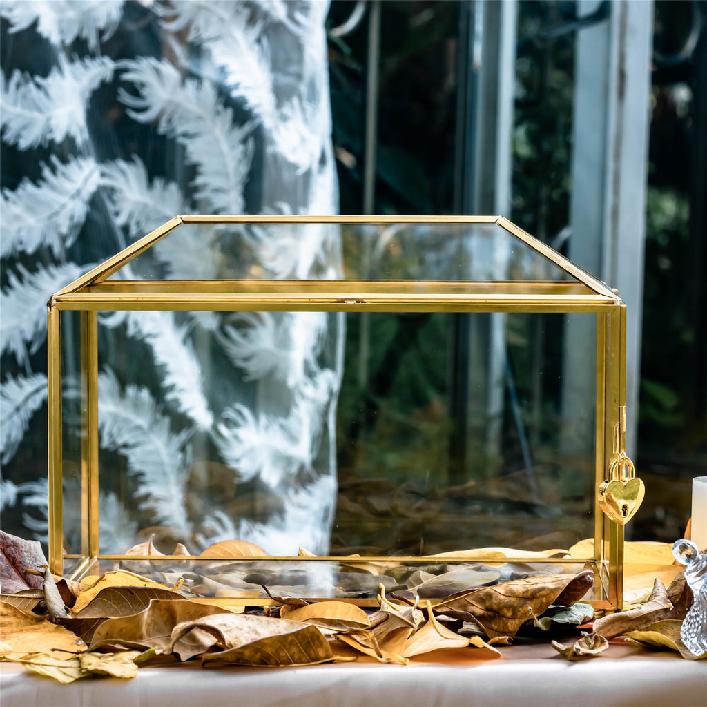 Wedding Glass Card Box | NCYPgarden