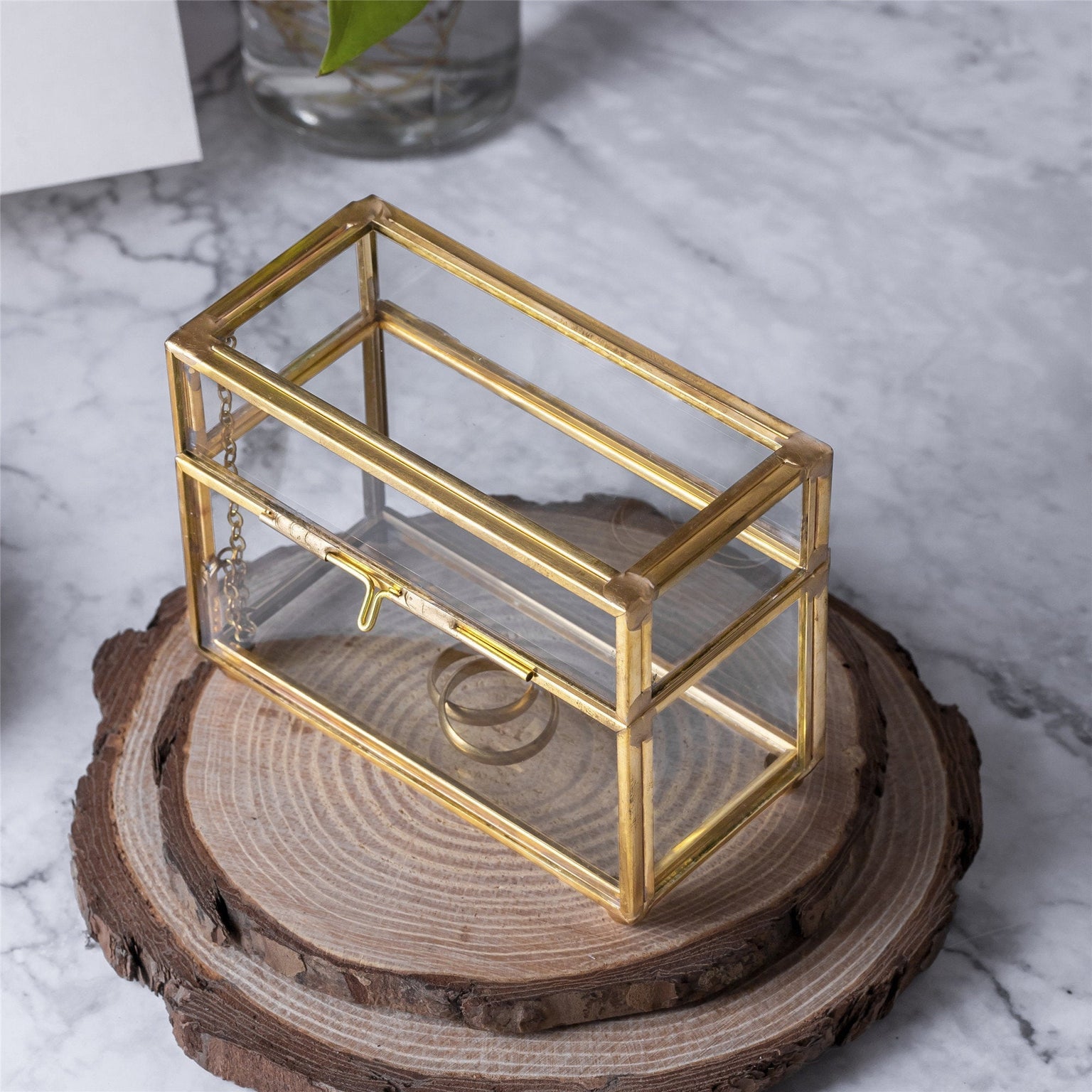 Wedding Glass Card Box | NCYPgarden